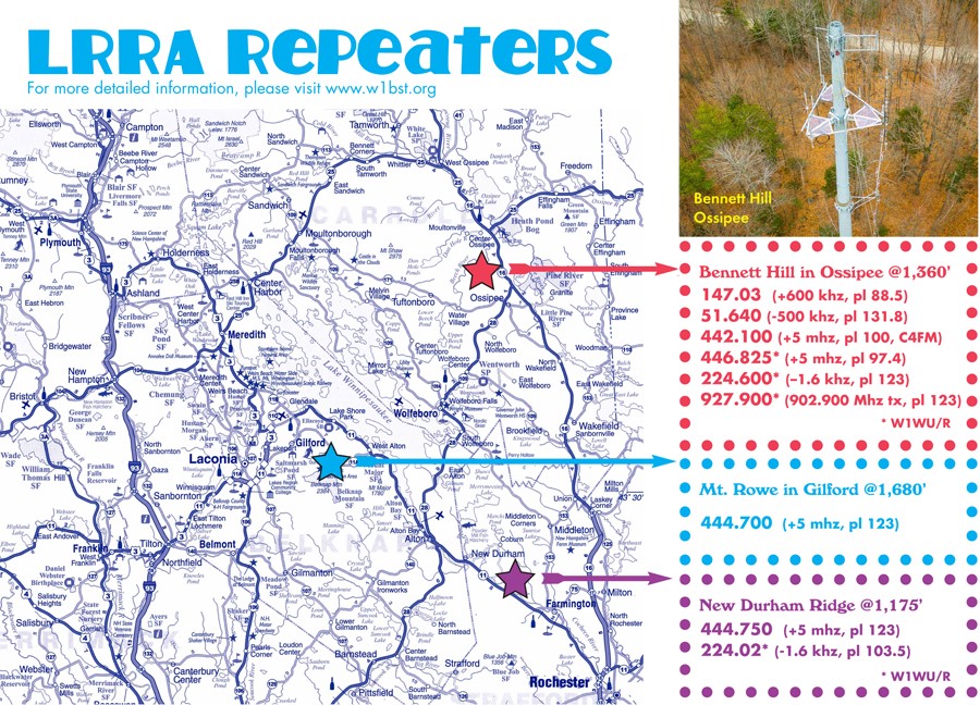 Amateur Radio - Lakes Region Repeater Association
